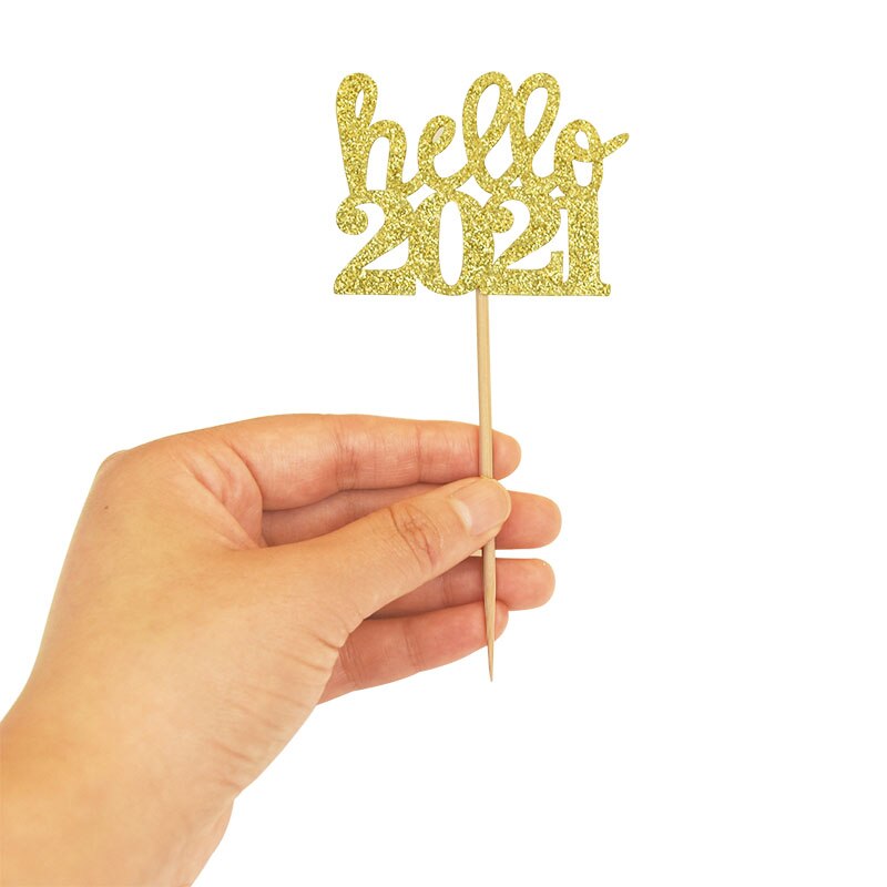 Hello Cake Toppers Jaar Decoratie Cupcake Topper G... – Grandado