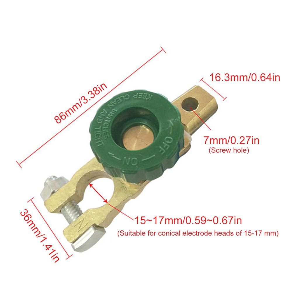 17mm Car Motorcycle Battery Terminal Link Quick Cu... – Vicedeal