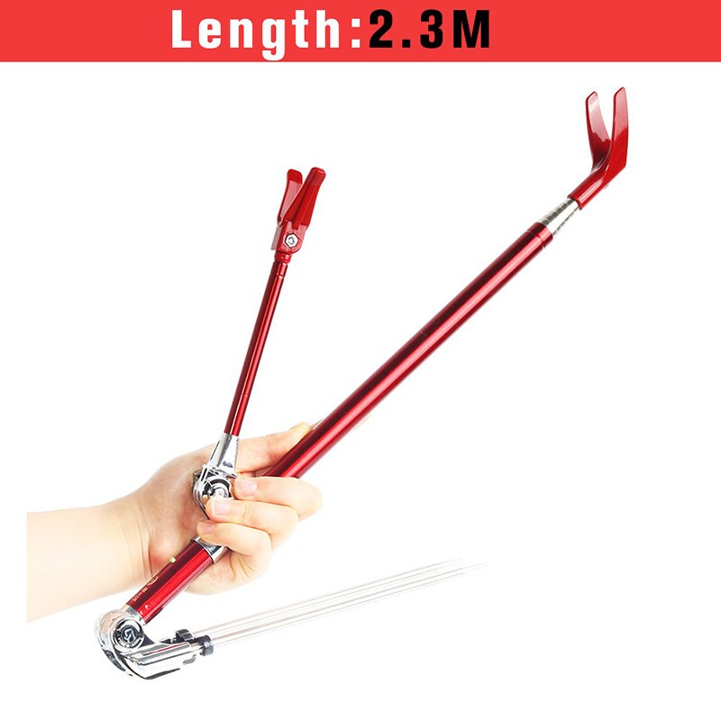 1.5M 1.7M 2.1M 2.3M Telescoping Fish Rod Stand Bra... – Vicedeal