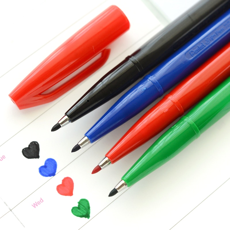 Japan pentel S520 Sign Brush Marker Pens sketch ho... – Grandado