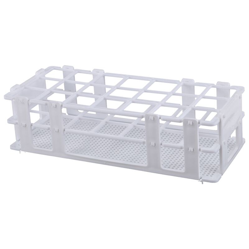 Plastic Test Tube Rack for 30mm Tube, 21 Well, Whi... – Vicedeal