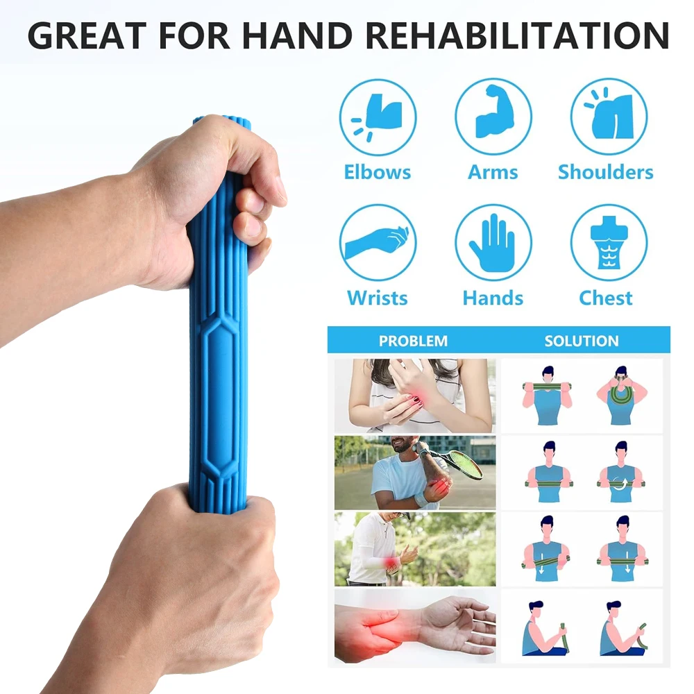 1Pcs Physical Therapy Flexible Twist Bar Rod Hand ... – Grandado