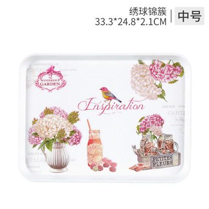 European tea Tray Household Rectangular Water Cup ... – Grandado