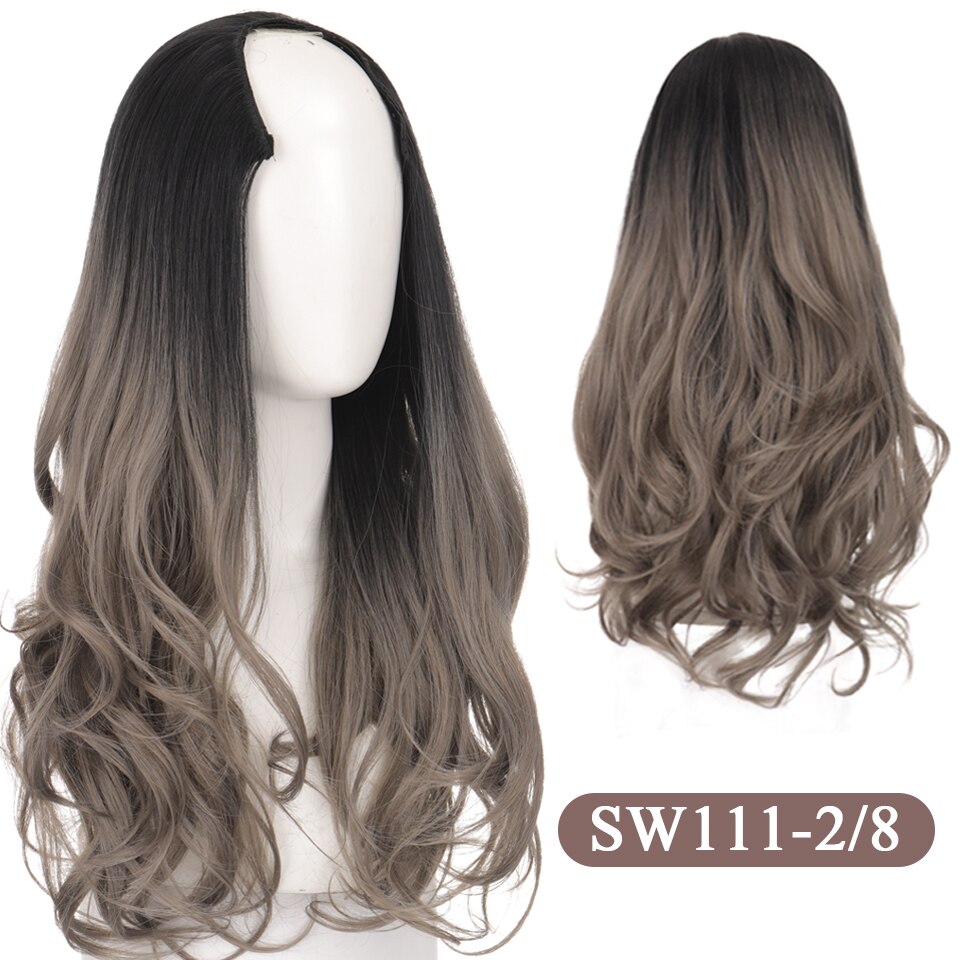 Huaya Ombre Lange Diepe Golvend Synthetische U Vor... – Vicedeal