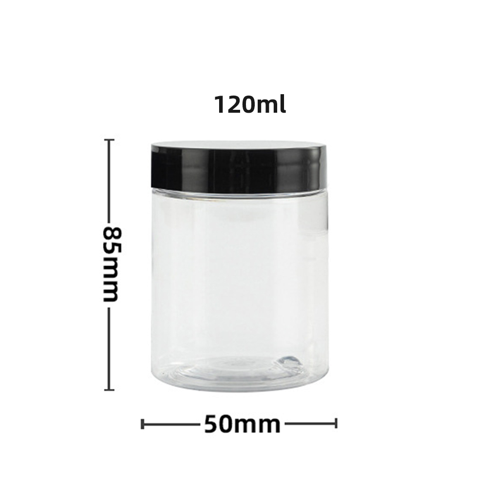 20pcs Clear PET Plastic Jars Transparent Empty Cos... – Grandado