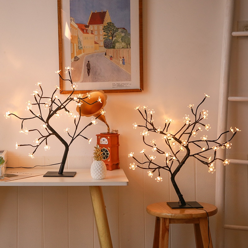 LED USB Tree Light Table Lamp Curtins Fixture Livi... – Vicedeal