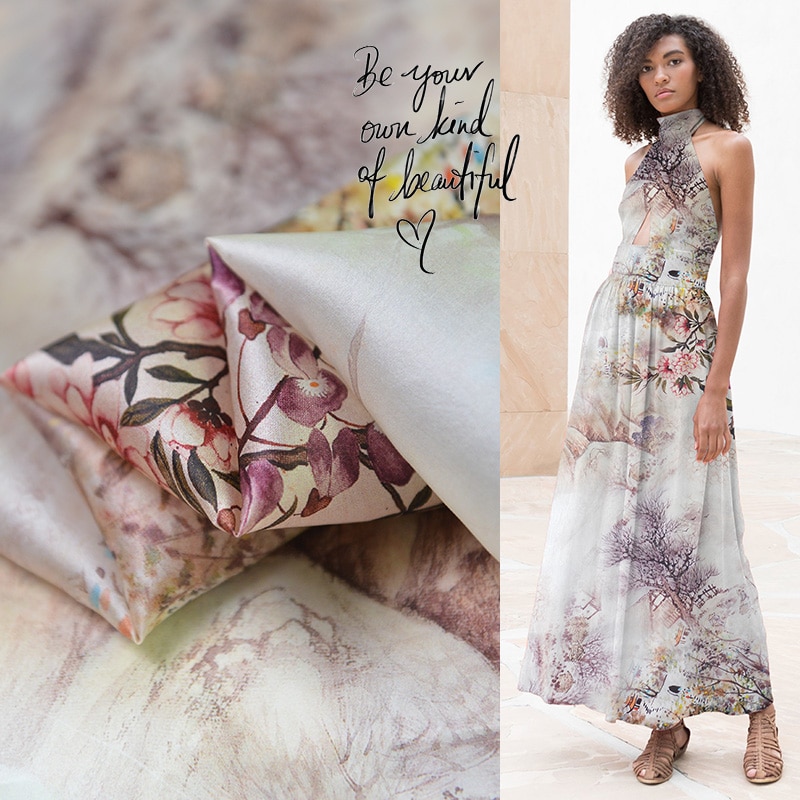 18 Spring&Summer 100% Silk organza Fabric For Wome... – Vicedeal