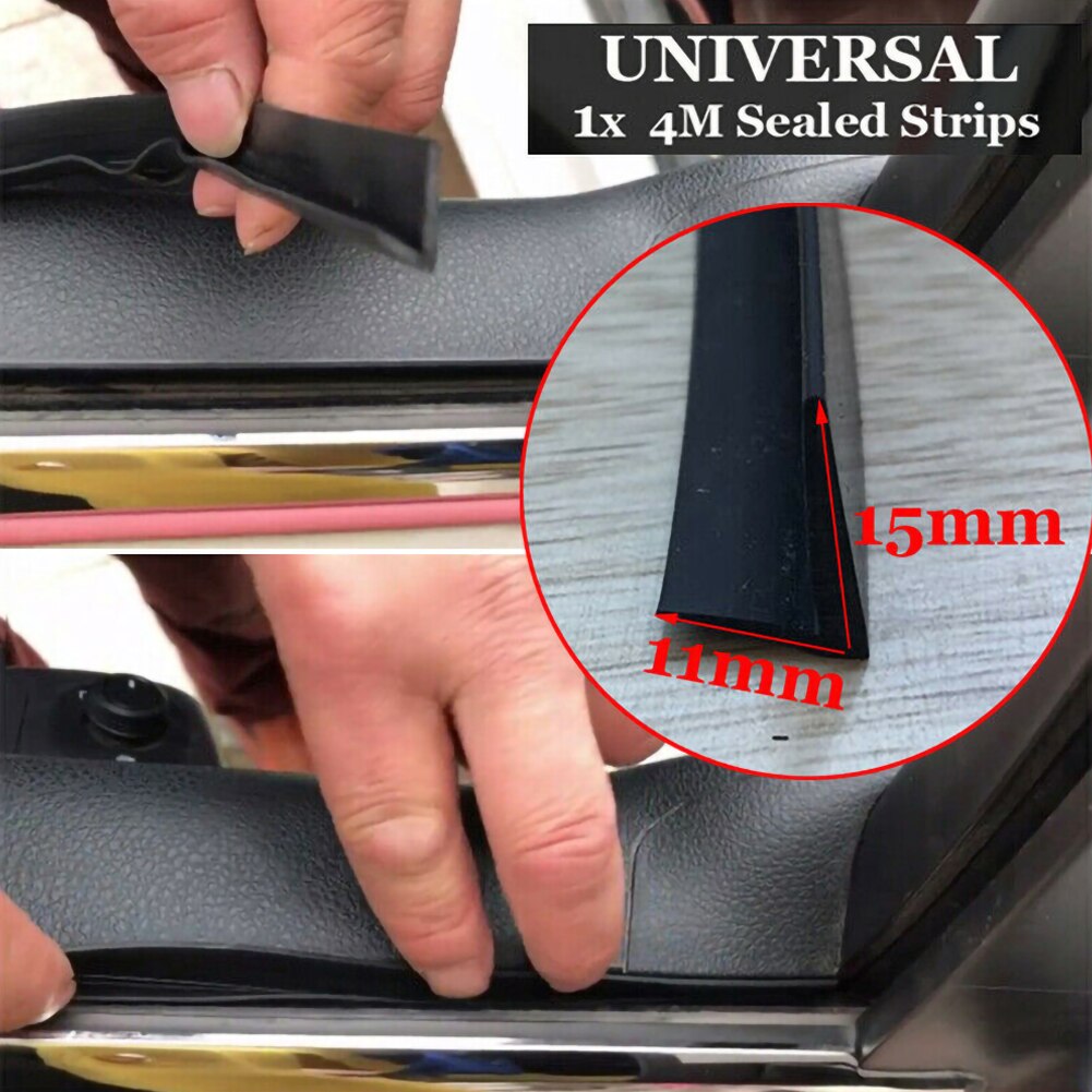 4M Car Door Window Trim Edge Moulding Rubber Noise... – Grandado