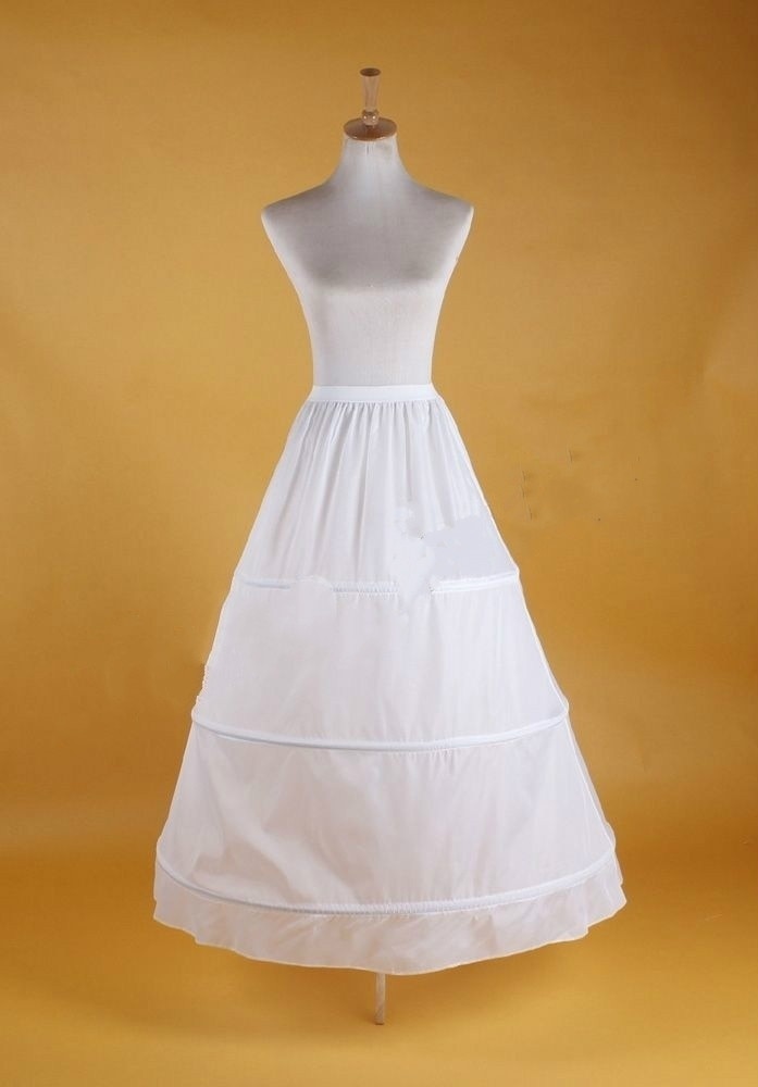 White Wedding Bride Petticoats Petticoat Crinoline... – Grandado