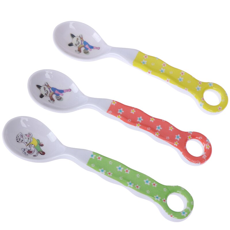 Baby Spoon Feeding Training Kids Infant Toddler Sc... – Grandado