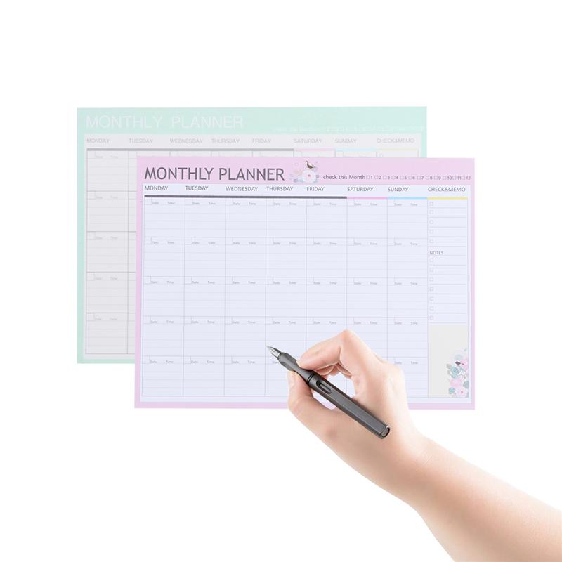 20 Sheets Monthly Planner Calendar Schedule Organi... – Vicedeal