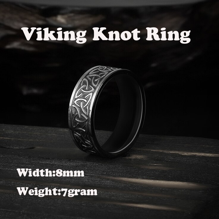 Ons Size Retro Punk Viking Roestvrij Stalen Ringen... – Grandado