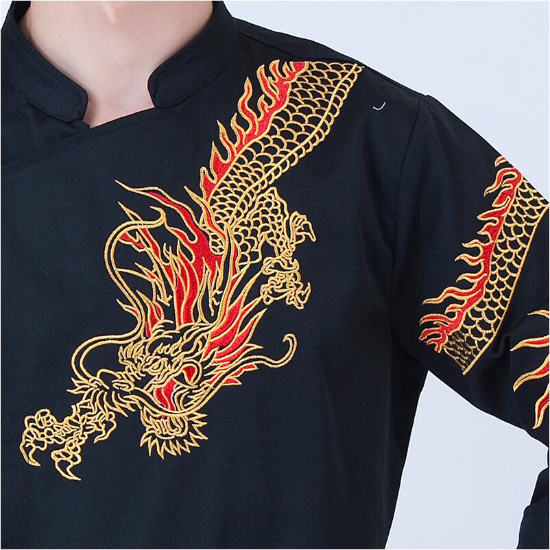 Cook suit long-sleeve chefs uniform work wear Jack... – Grandado