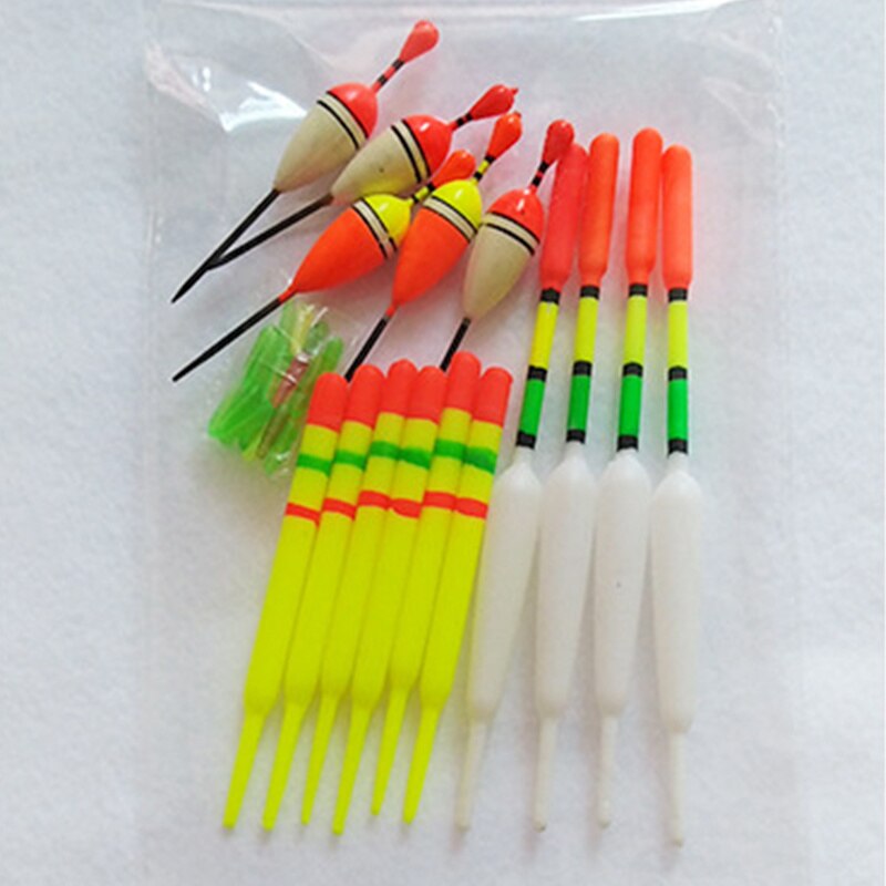 15 stuks diverse maten lot vislokmiddelen dobbers ... – Vicedeal