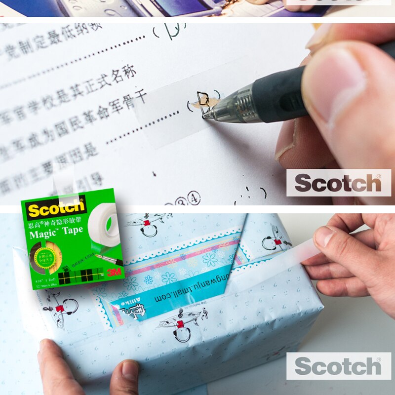 3M magic adhesive tape Stealth transparent invisib... – Grandado