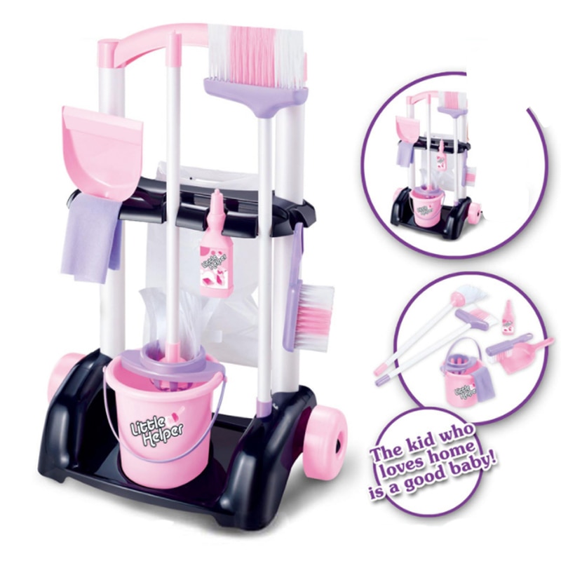 4 Types 1 Pcs Pretend Play Toy Cleaner Toy Playhom... – Grandado