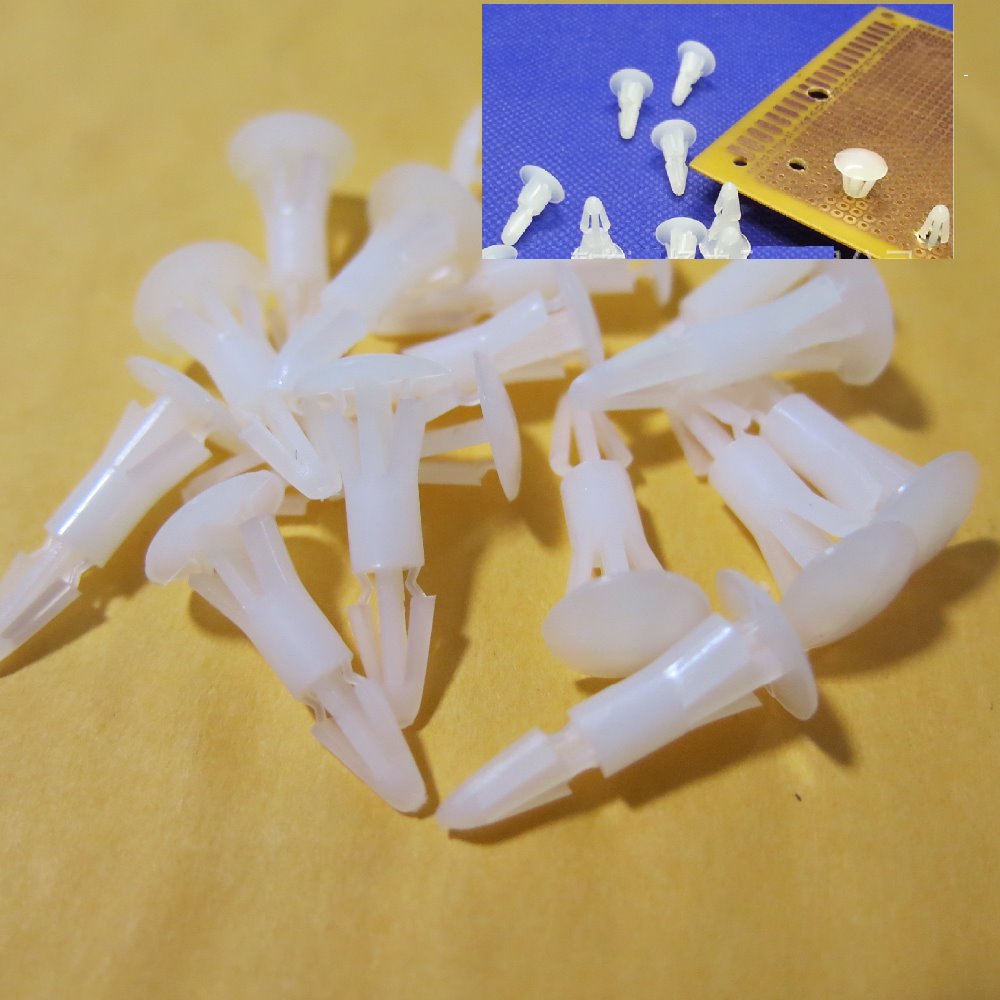 100Pcs Nylon plastic fixed Snap-In rivet screw Spa... – Vicedeal