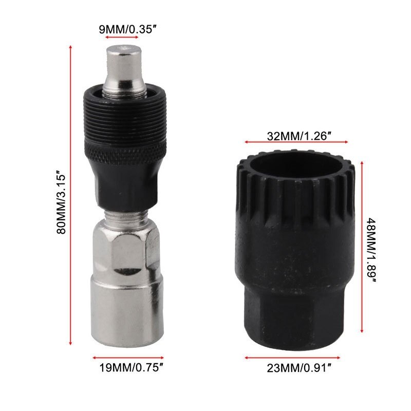 Fiets Crank Extractor Puller + Trapas Remover Remo... – Vicedeal