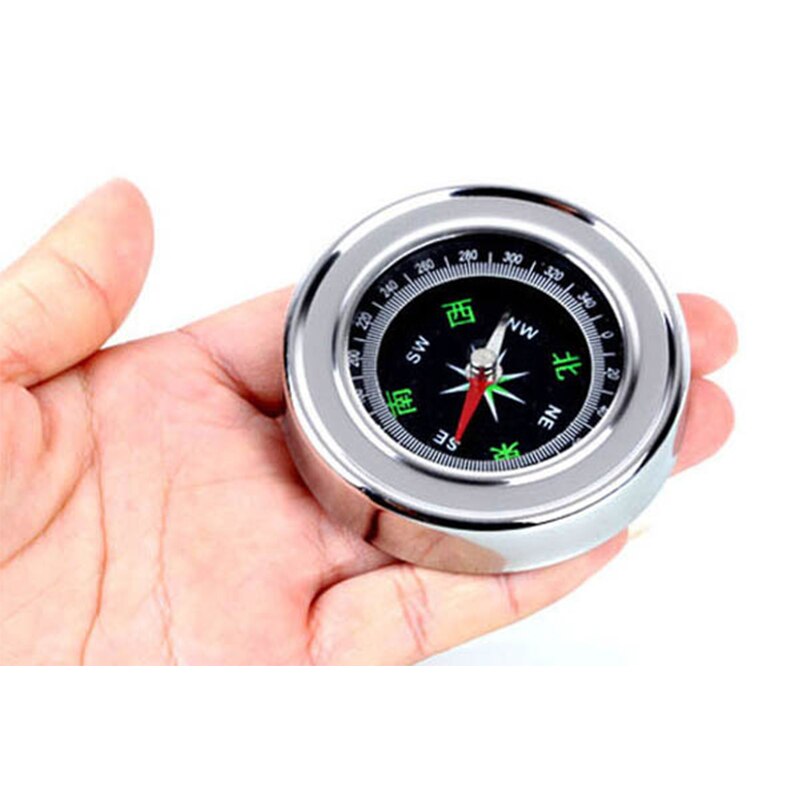AOTU Portable Folding Lens Compass Stainless Steel... – Grandado