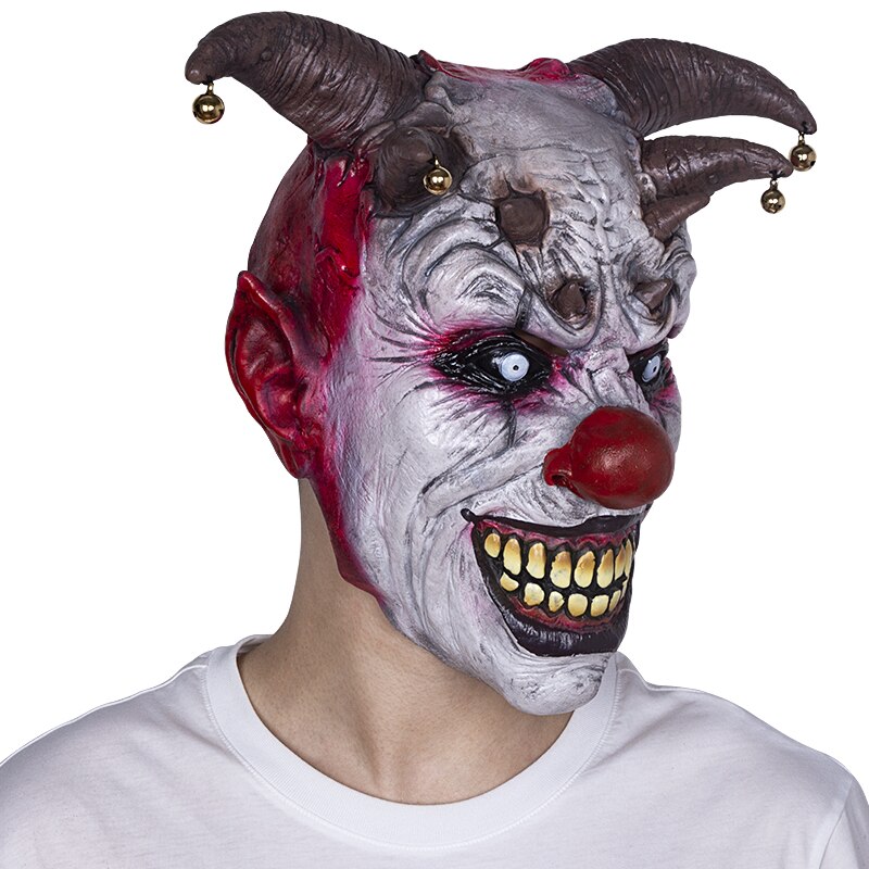 Halloween Scary Masks Clown Latex Mask Bells Clown... – Vicedeal