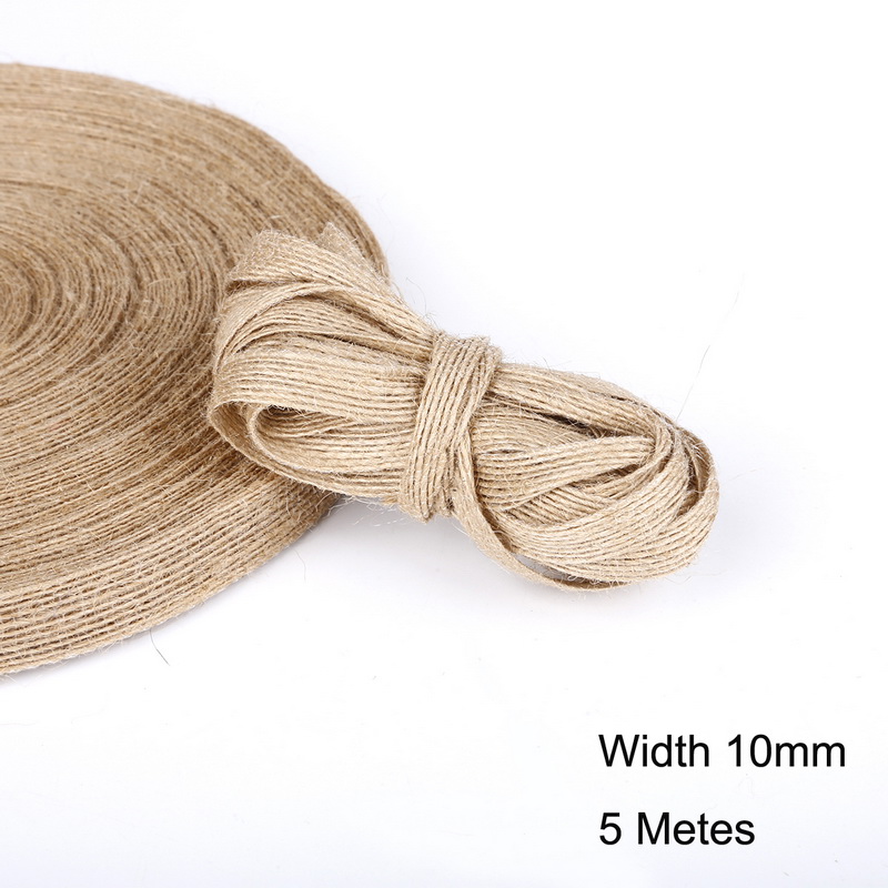 Burlap Ribbon Hessian Vintage Rustic Hemp Jute Rop... – Vicedeal