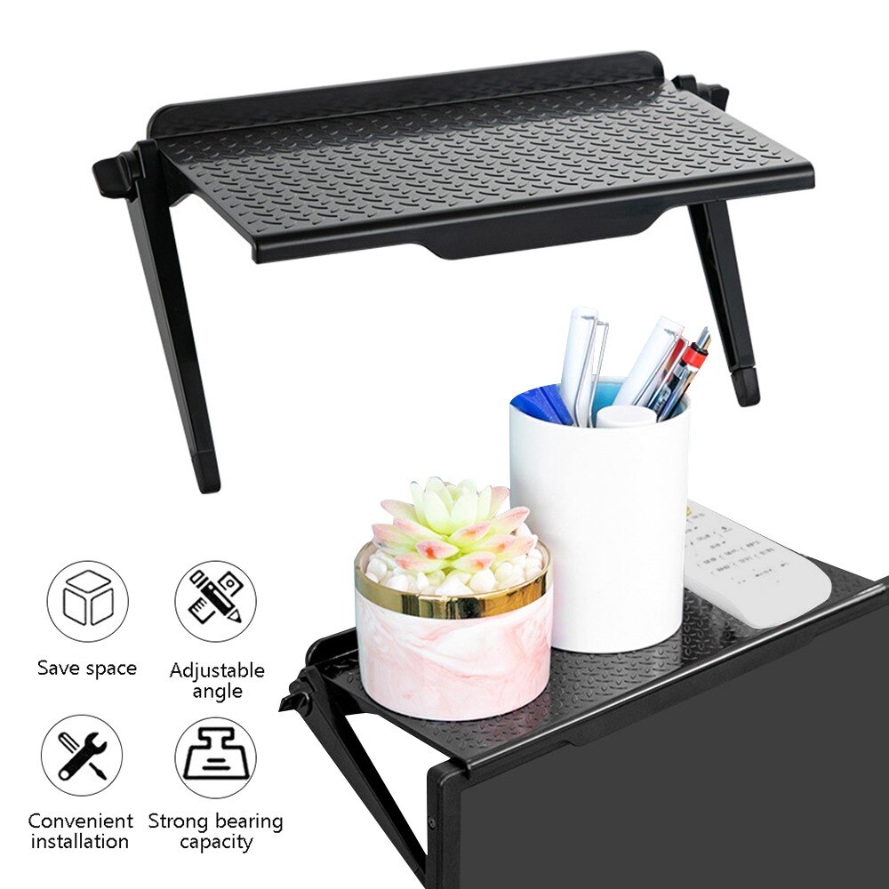 Adjustable TV Screen Top Storage Shelf Rack Holder... – Grandado