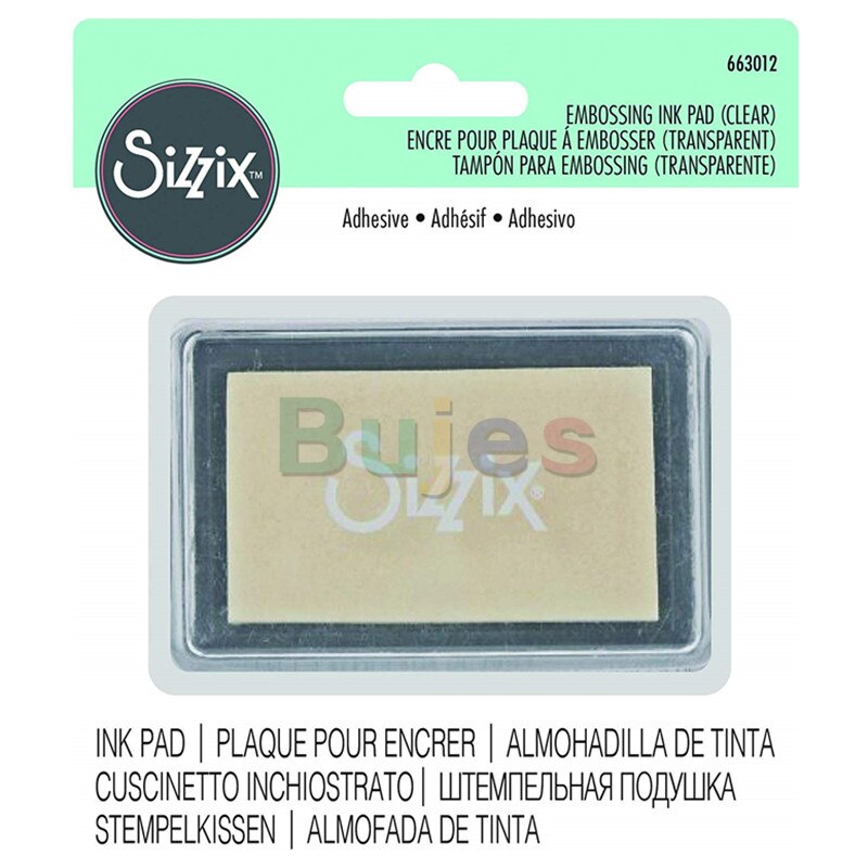 Sizzix Embossing Ink Pad 663012 (Clear) Craft Supp... – Vicedeal