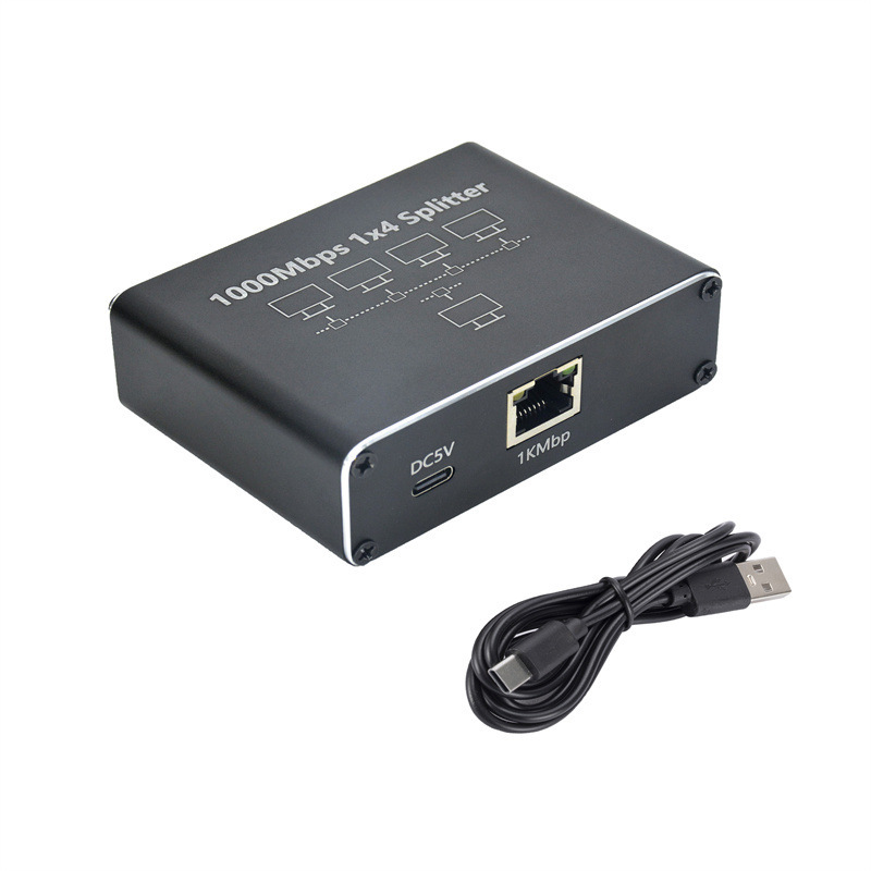 Ethernet Splitter 1 to 2/3/4, 1000Mbps RJ45 LAN In... – Vicedeal