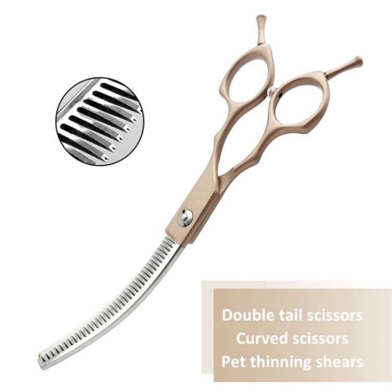 7inch Curved Chunkers Shears Stainless Steel Dog G... – Grandado