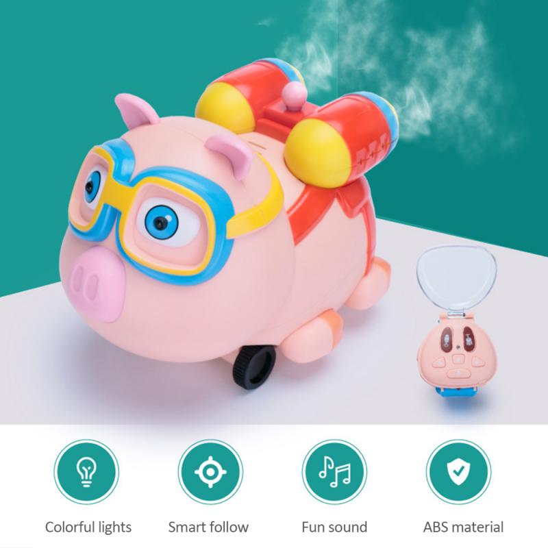 Newest Small Pig Children Watch Remote Control Car... – Grandado