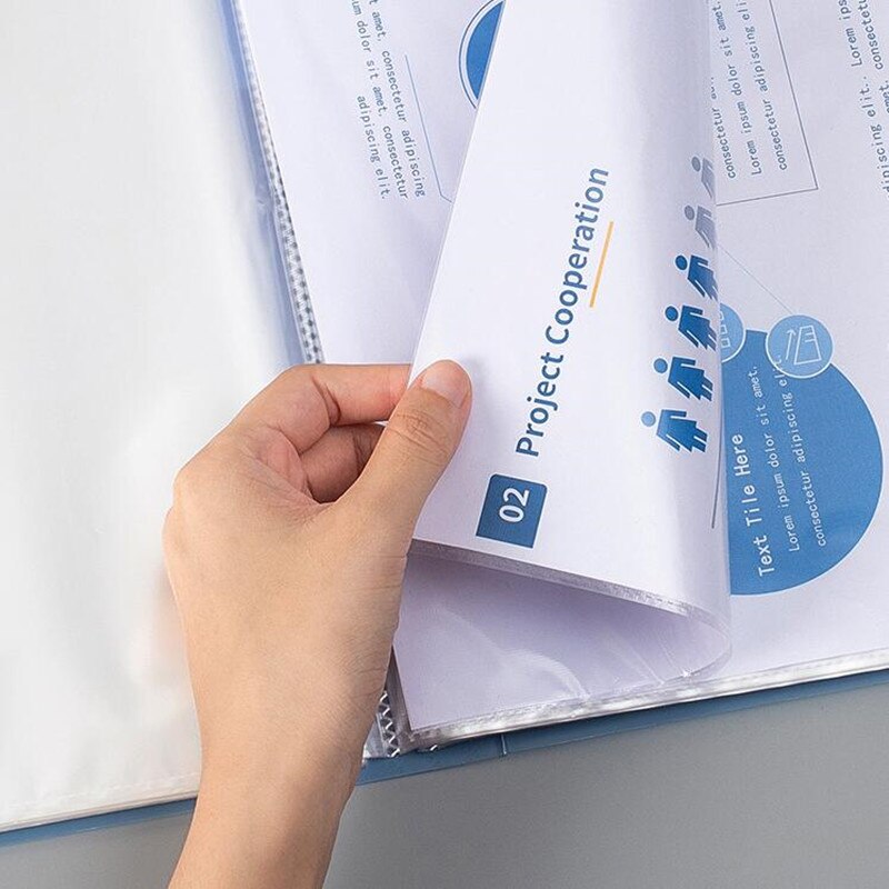 A4 Information File Folder Book Leaflet Student Co... – Grandado