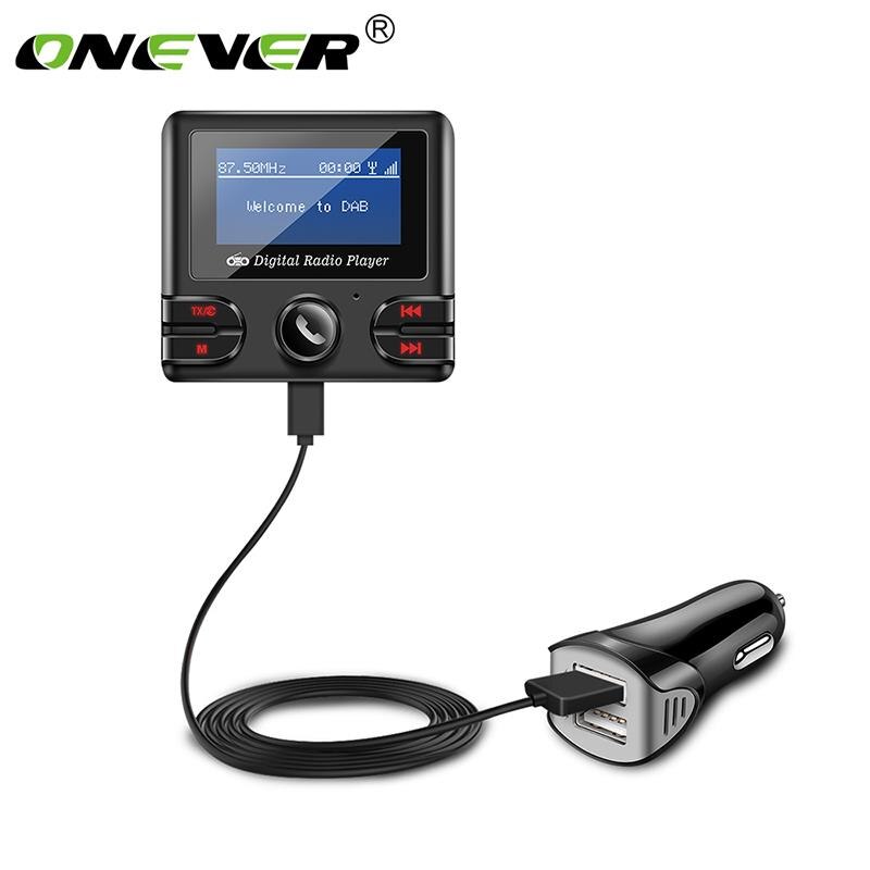 Onever DAB Receiver Bluetooth 4.2 FM Transmitter C... – Grandado