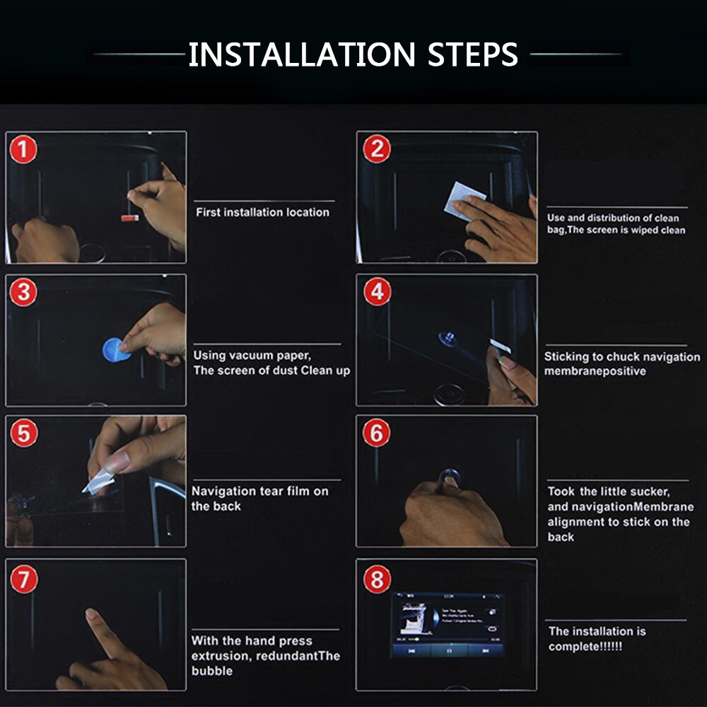 Vehemo Car Tempered Glass For Car GPS MP5 Video Pl... – Grandado