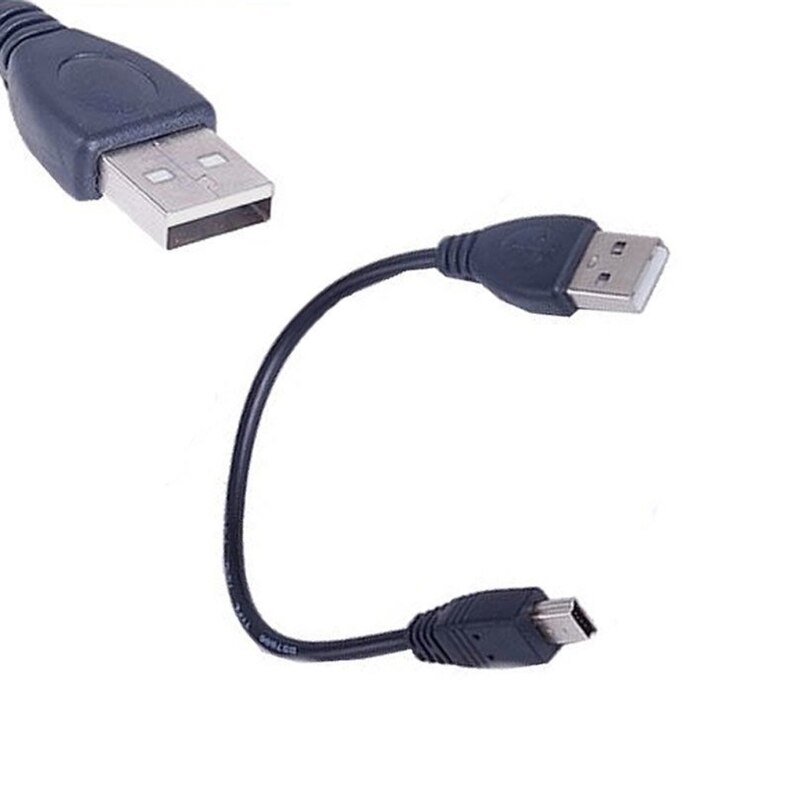 USB Short 2.0 A Male to Mini 5 Pin B Data Charging... – Grandado