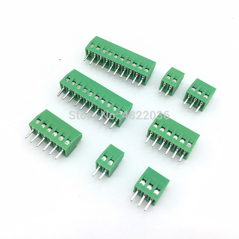 10 stücke KF128 2,54mm PCB Mini Schraube Terminal ... – Grandado