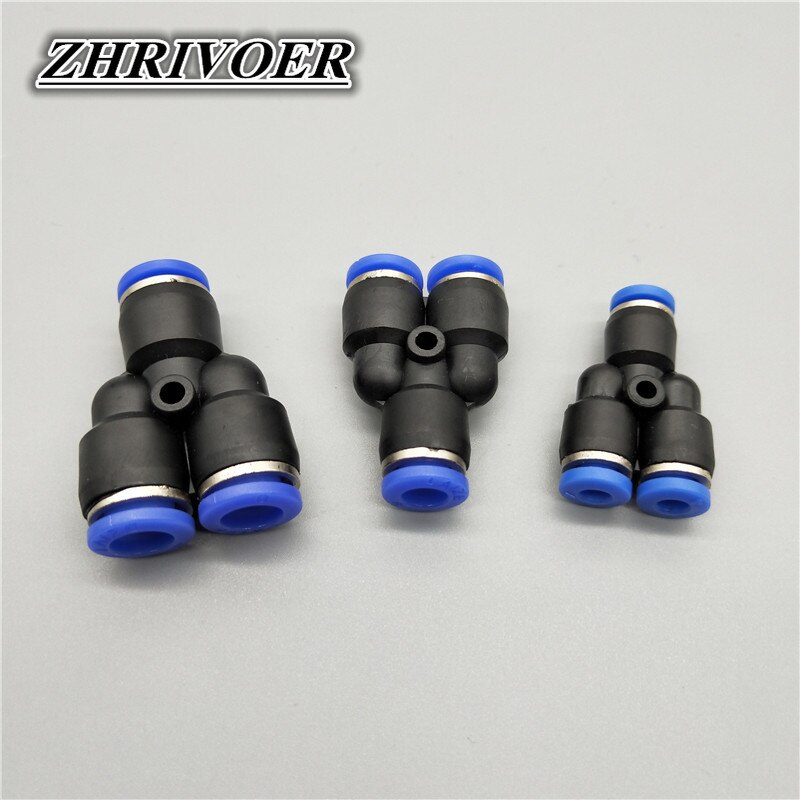 3 Way Port Y Shape Air Pneumatic 12mm 8mm 10mm 6mm... – Vicedeal