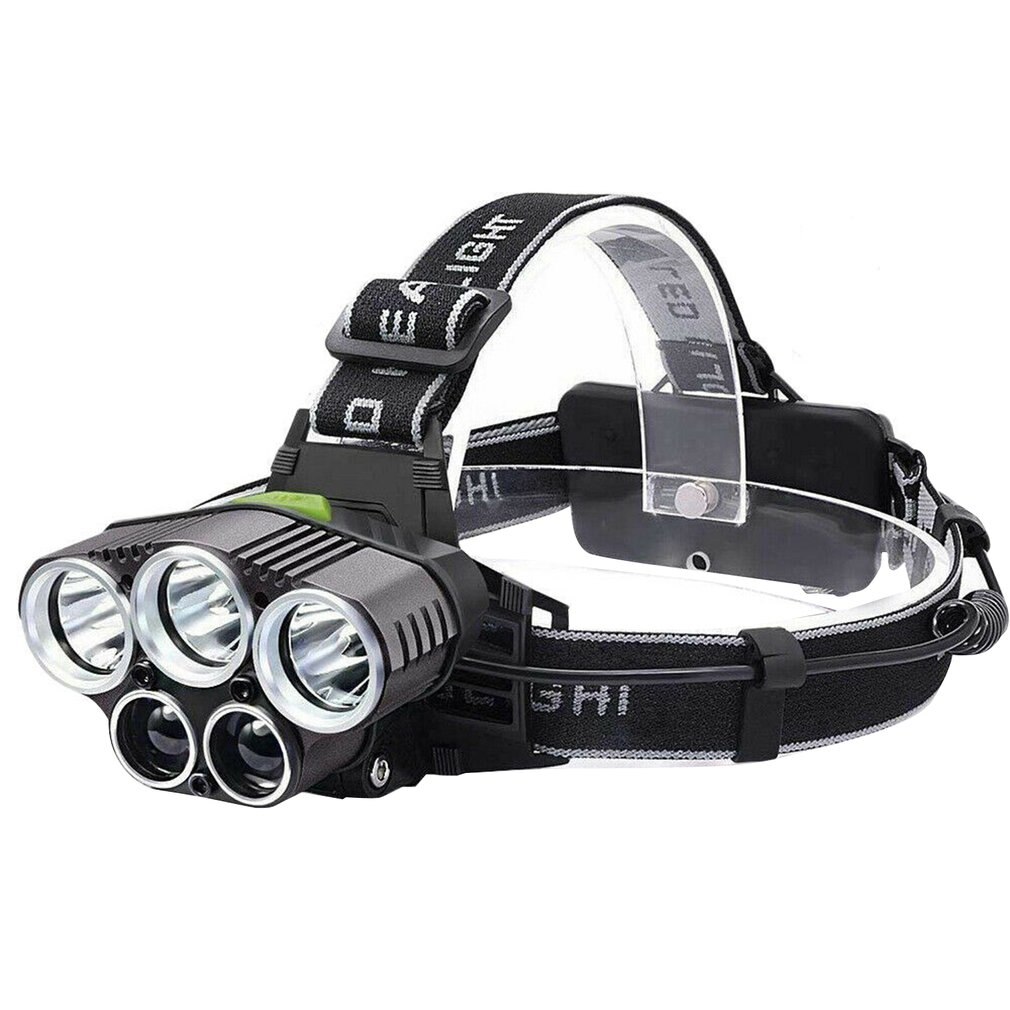 Headlights 5 Led Headlights Glare Long-range T6 He... – Grandado