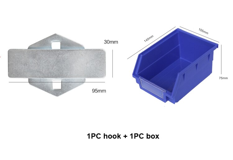 Toolbox wall-mounted storage box hardware screw to... – Vicedeal
