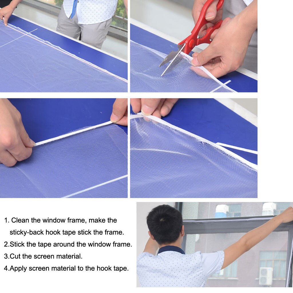Diy Window Screens Anti-mosquito Net Insect Fly Sc... – Grandado
