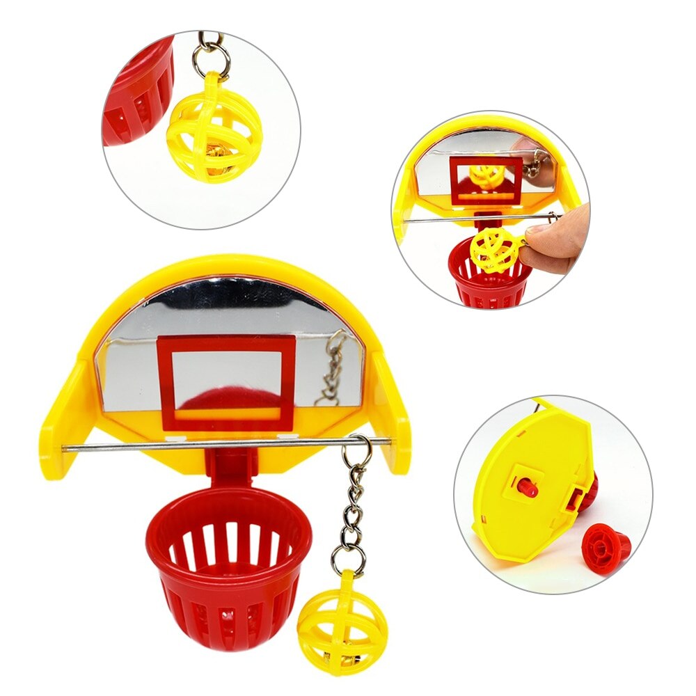 Birds Toy Parrots Mini Basketball Toys with Bell P... – Grandado