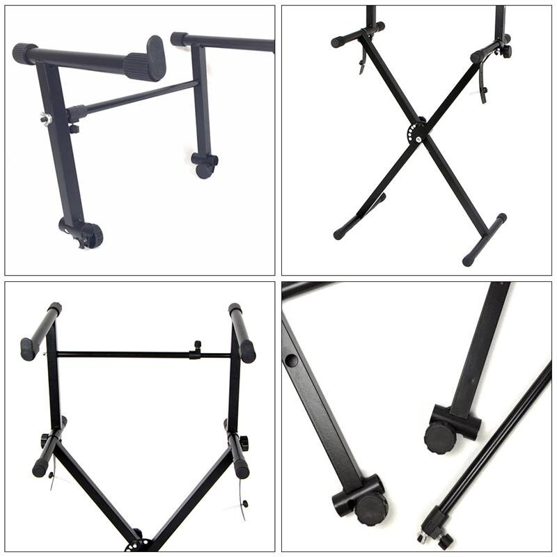 Adjustable Electronic Piano Keyboard Stand Piano H... – Grandado