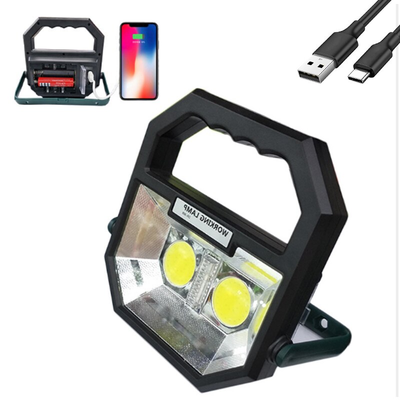 200W LED Portable COB Work Light Rechargeable Wate... – Grandado