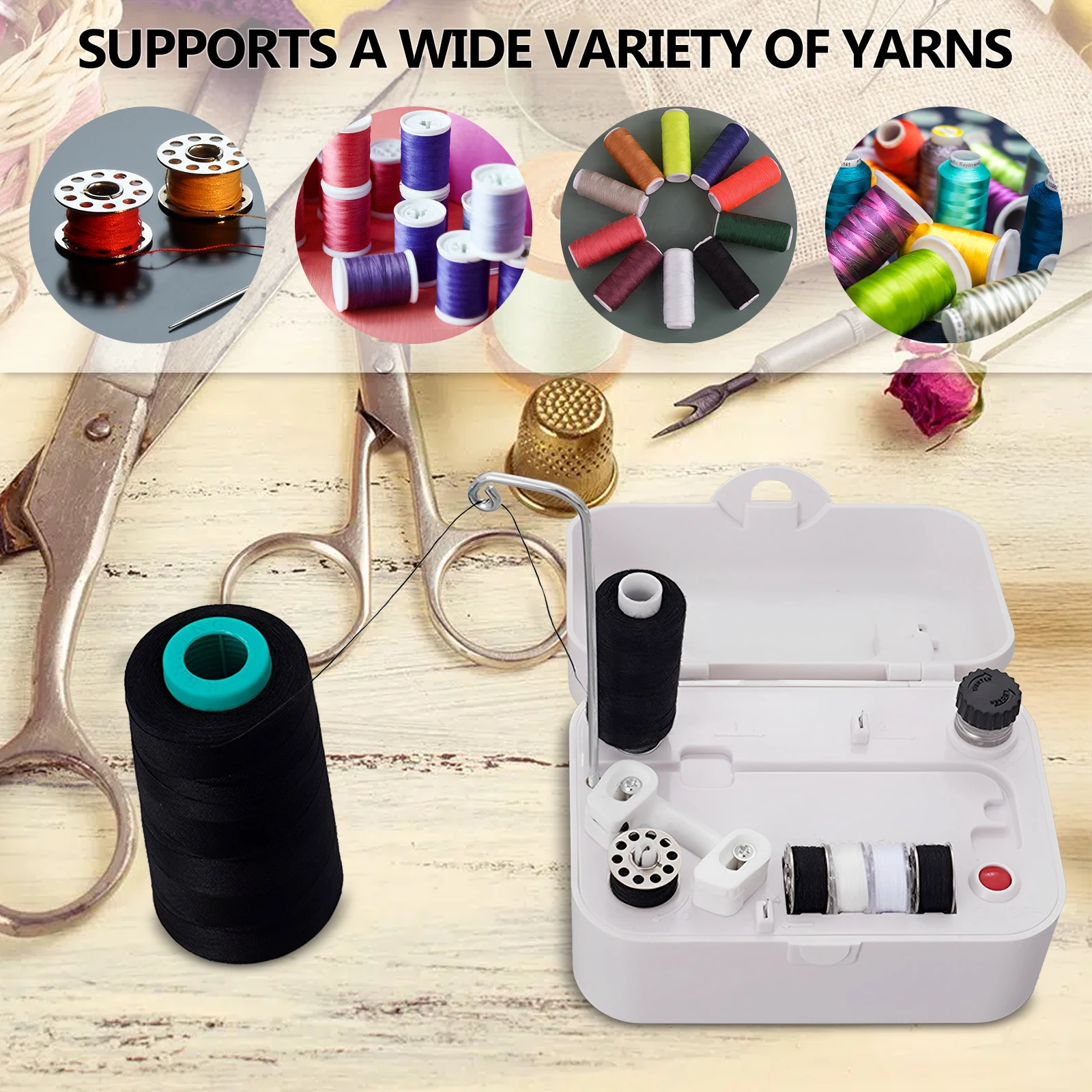 Electric Bobbin Winder Portable Bobbin Winder with... – Grandado