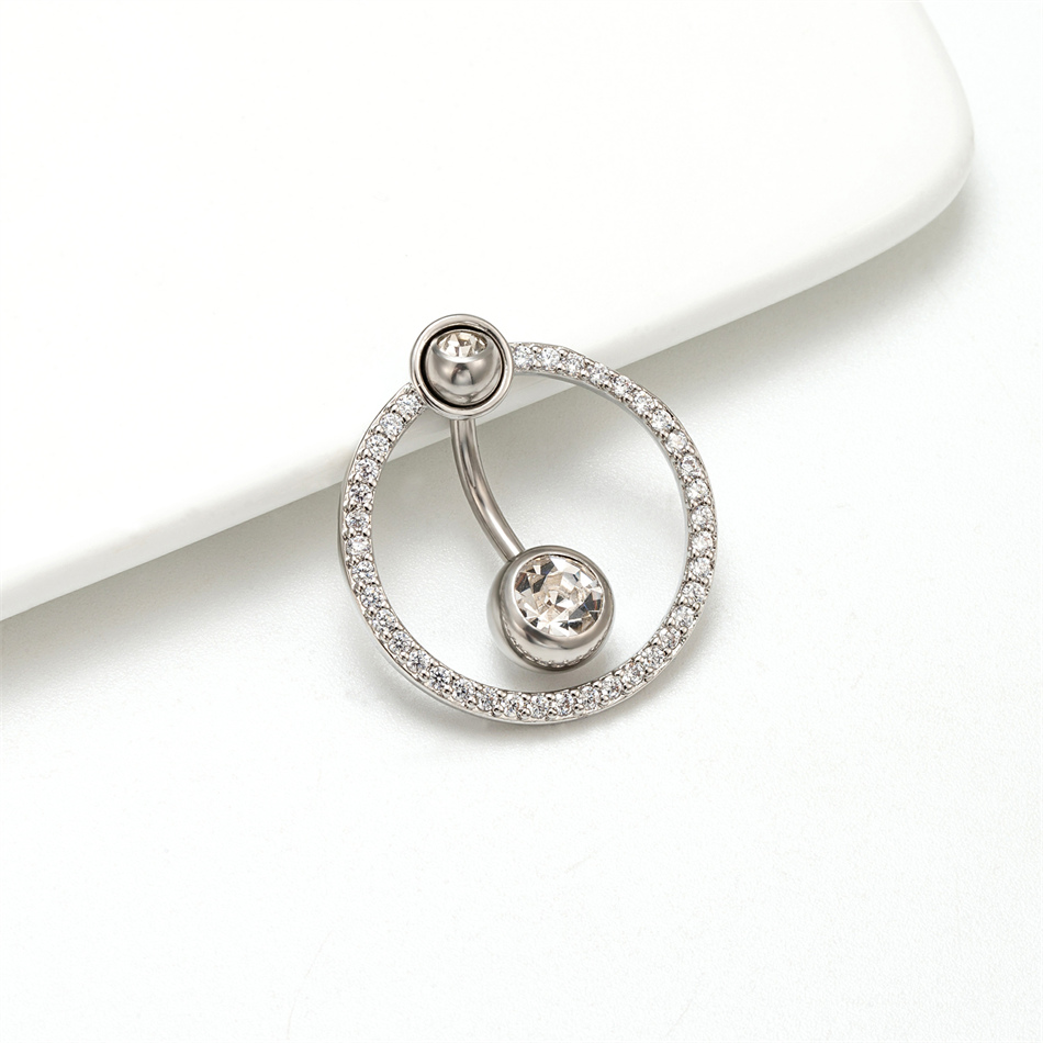 Gothic Sexy Women Girls Belly Button Ring Zircons ... – Vicedeal