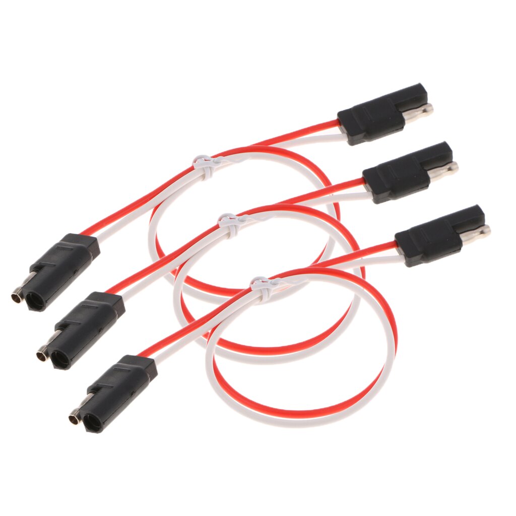 3Pcs Auto Quick Connect 10 Gauge 13 "2 Pin SAE Kab... – Vicedeal