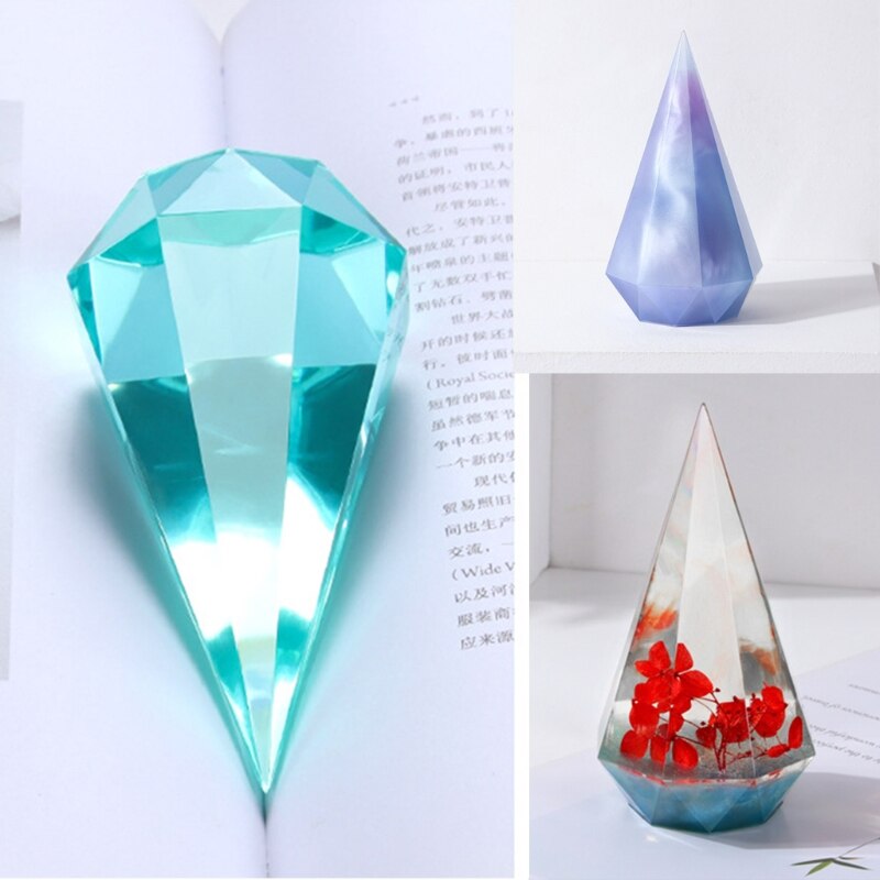 Diamond Cone Vorm Kaars Epoxyhars Mal Home Decorat... – Grandado