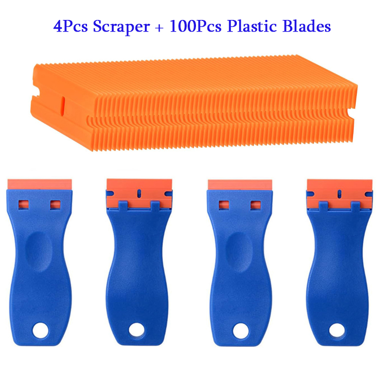 Plastic Razor Blade 2/4Pcs Scraper 100 Plastic Bla... – Grandado