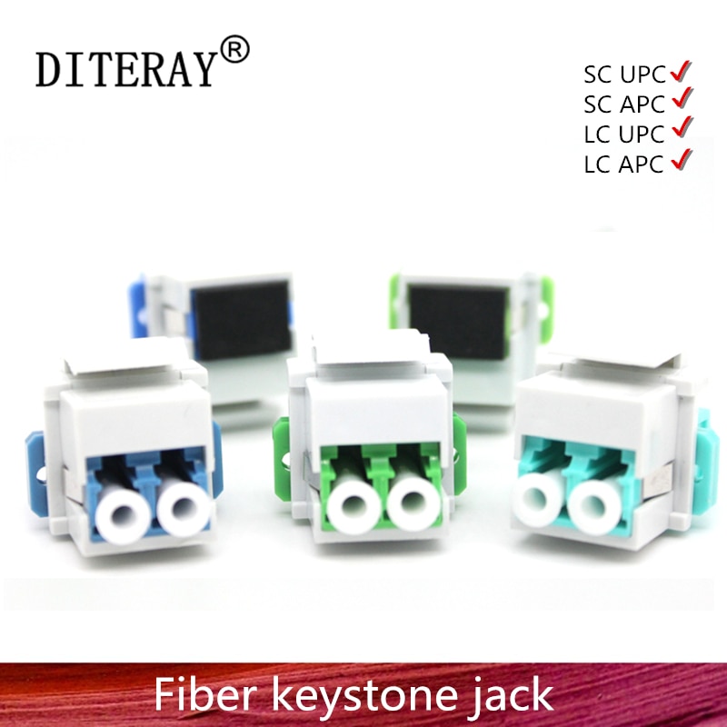 Adaptador de conector de fibra óptica Keystone, ac... – Grandado