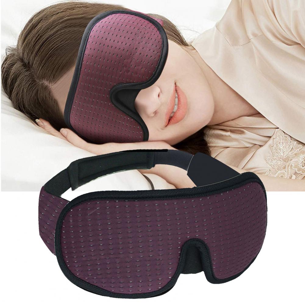 Lightproof Memory Cotton Adjustable Mesh 3D Blindf... – Grandado