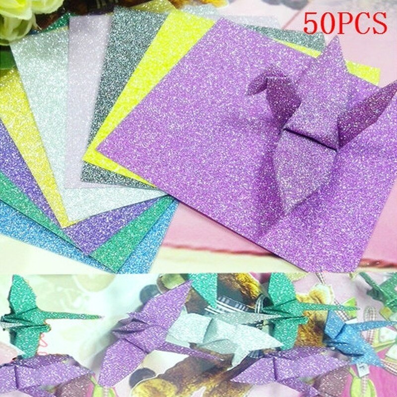 50pcs 10*10cm Pure Color Origami Handmade Paper fo... – Grandado